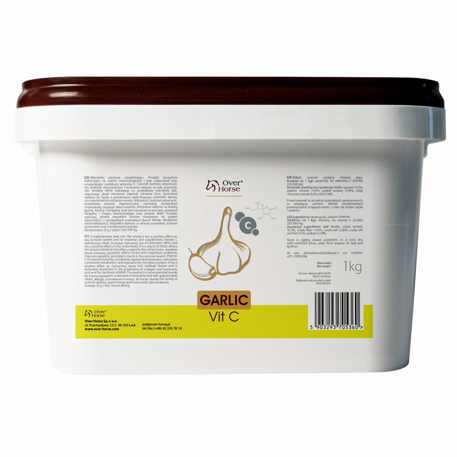 Garlic Vit C 1 kg - czosnek i witamina C - Mieszanki paszowe ...